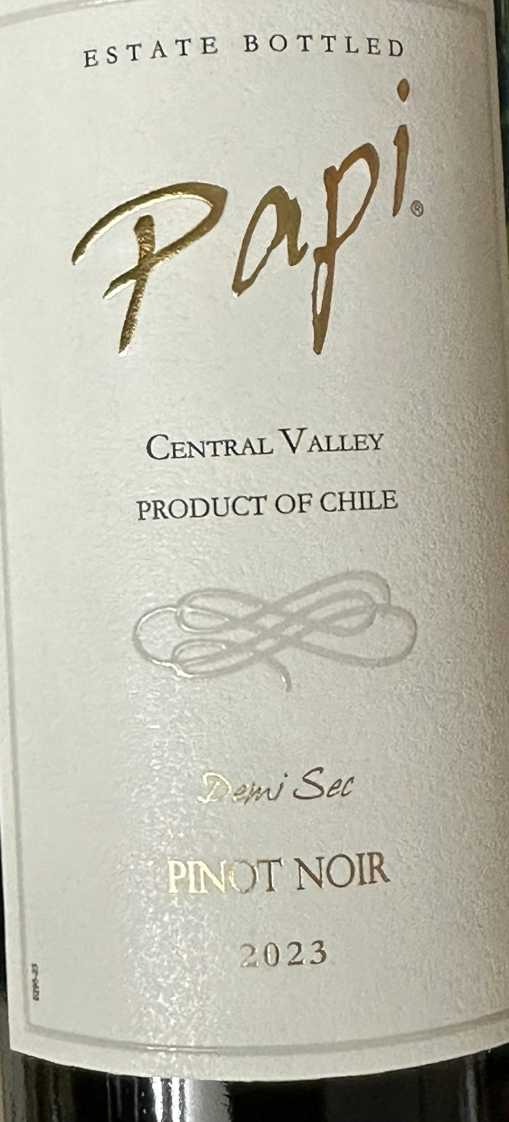 Papi Demi Sec Pinot Noir 2023 1.5L - Allendale Wine Shoppe