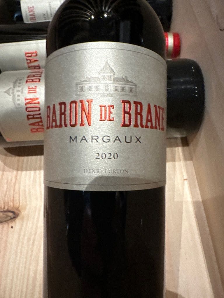 Baron de Brane MARGAUX DE BRANE 2020 750ML 2020 750ml - Rye Brook Wine Spirit Shop