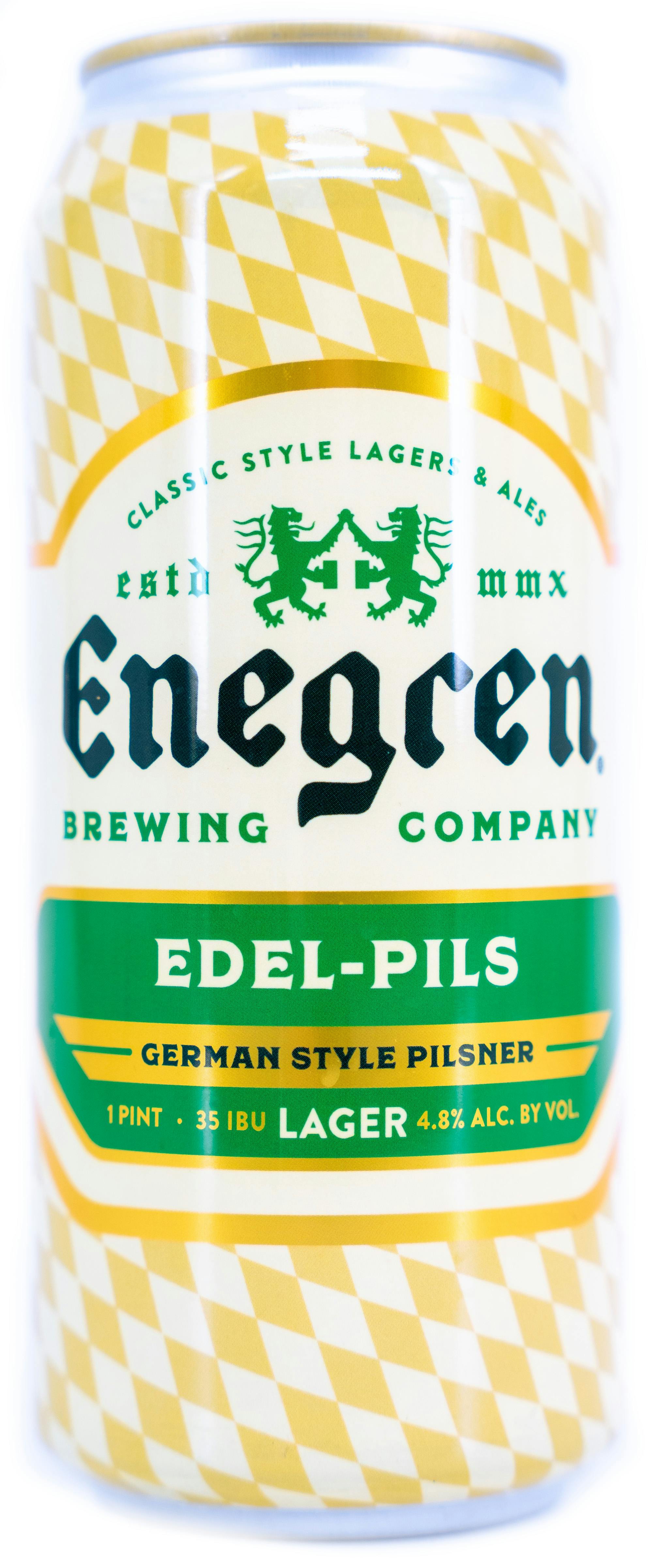 Enegren Brewing Edel-Pils 4 pack 16 oz. Can - Argonaut Wine & Liquor