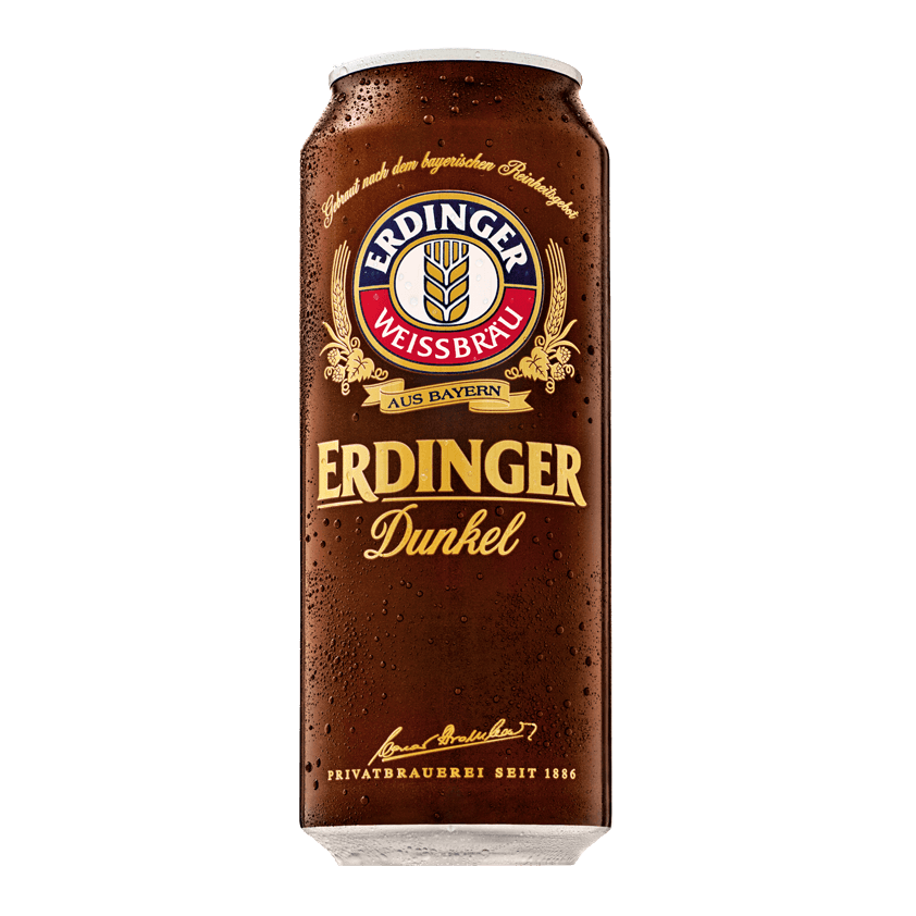 Erdinger Weissbrau Dunkle 4 pack 16.9 oz. Can - Yankee Spirits