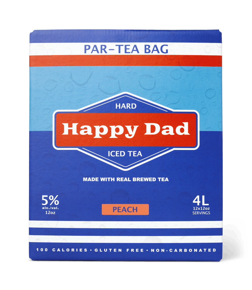 Happy Dad Hard Seltzer Hard Iced Tea Peach 4L - Yankee Spirits
