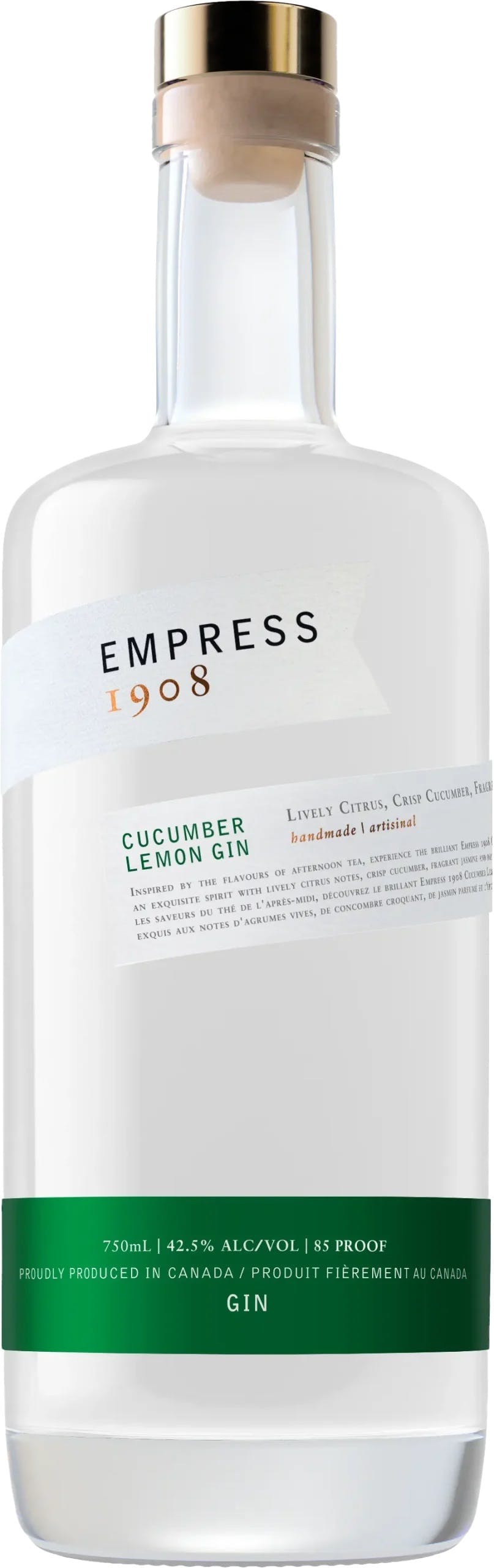 Empress 1908 Cucumber Lemon Gin 750ml - Nejaime's Wine Cellars