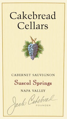 Cakebread Suscol Springs Vineyard Cabernet Sauvignon 2021 750ml ...