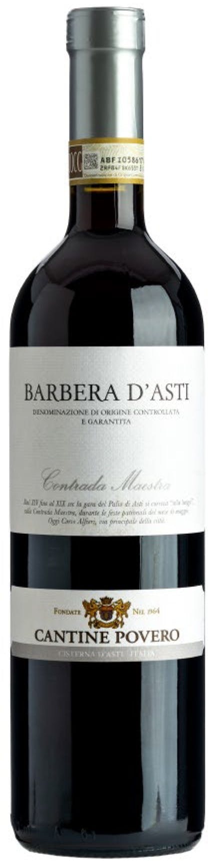 Cantine Povero Barbera d'Asti 2022 750ml - Canal's of Berlin