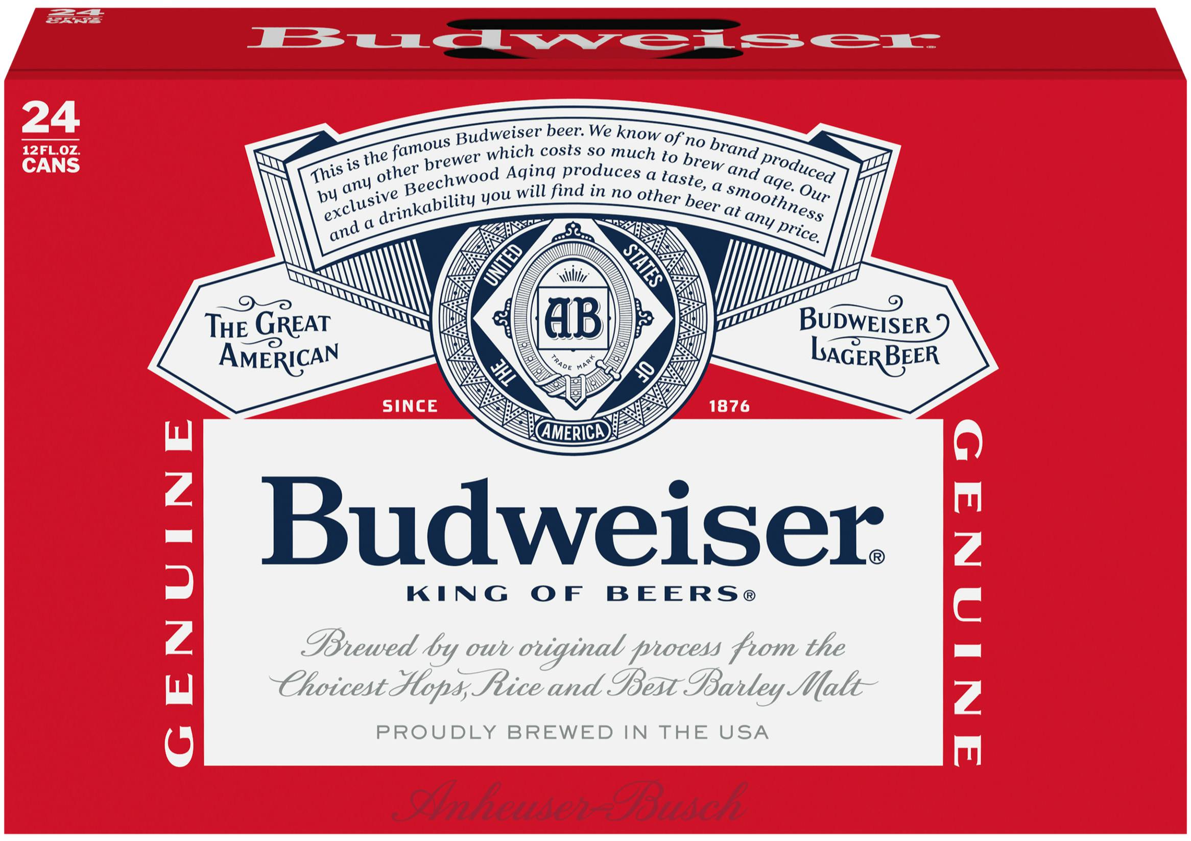 Budweiser Beer 24 pack 12 oz. Can - Micky Finn's