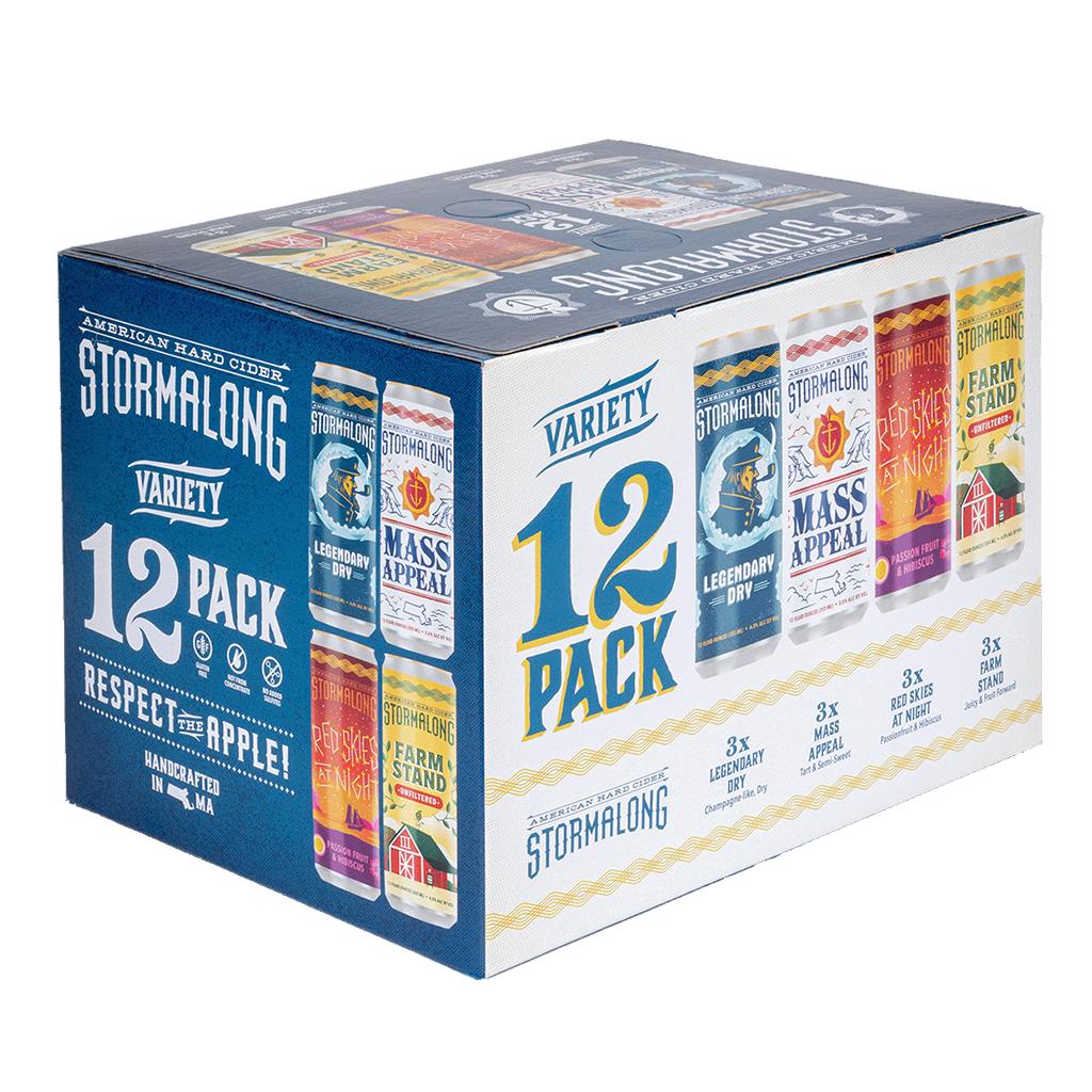 Stormalong Core Hard Cider Variety Pack 12 pack 12 oz. Can - Yankee Spirits