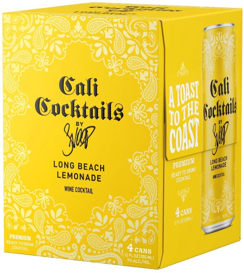 Cali Cocktails Long Beach Lemonade 4 pack 355ml Can - Chris Gasbarro's ...