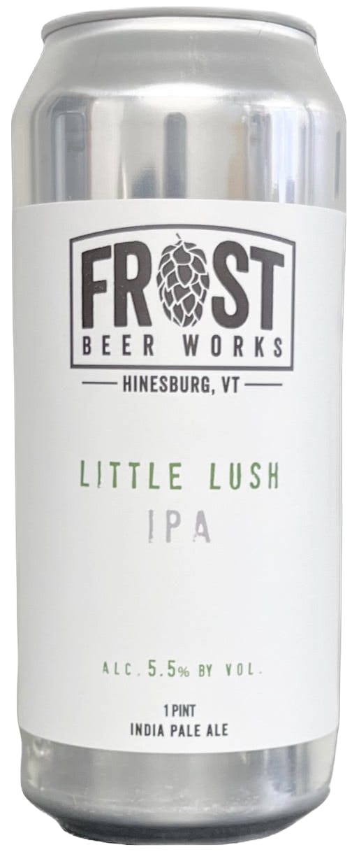 Frost Beer Works Little Lush IPA 4 pack 16 oz. Can - Yankee Spirits