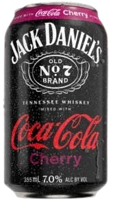 Jack Daniel's Can Cocktails Whiskey & Coca Cola Cherry - Outback Liquors