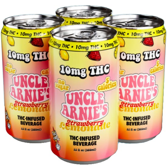 Uncle Arnie's Strawberry Lemonade 10MG 4 pack Can - Joe Canal's ...