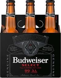 Budweiser Bud Select 6 pack 12 oz. Bottle - Yankee Spirits