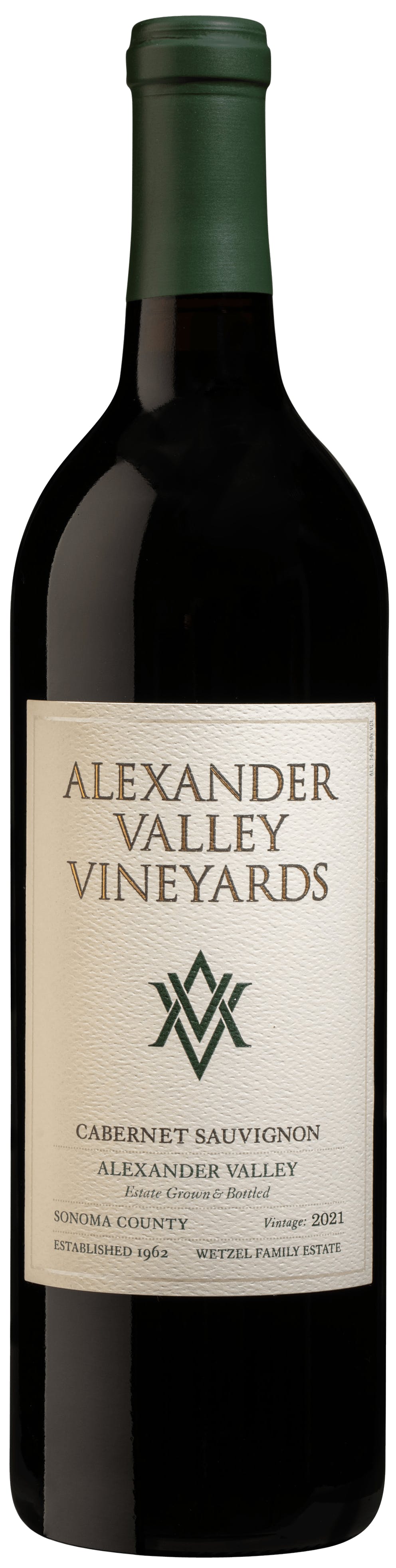 Alexander Valley Vineyards Organic Cabernet Sauvignon 2021 750ml ...