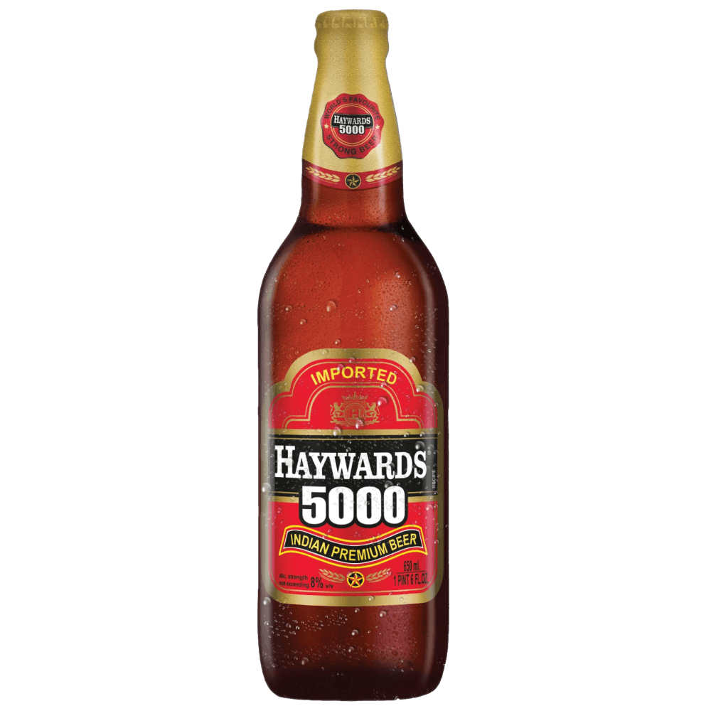 Hayward's 5,000 INDIAN PREMIUM BEER 22 oz. Bottle - Yankee Spirits
