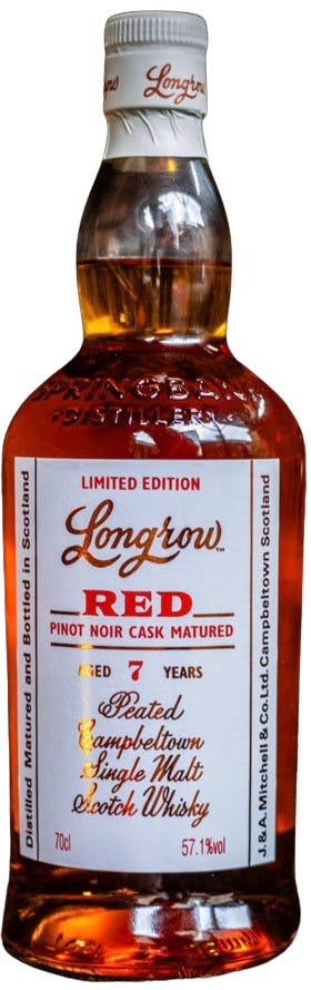Longrow Red Pinot Noir Cask Single Malt Scotch Whisky 7 year old 750ml ...
