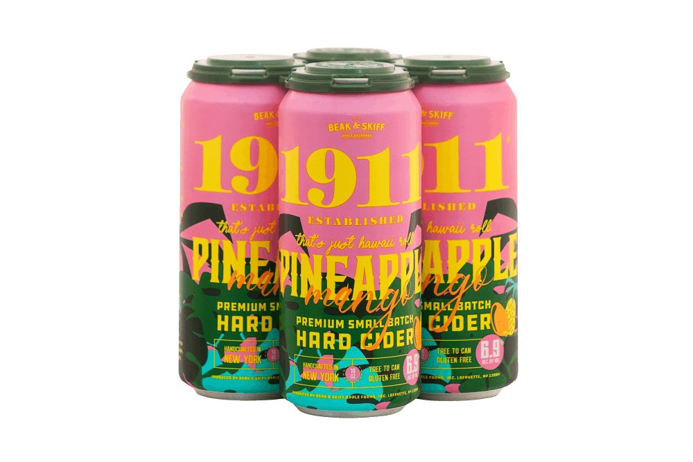 1911 Spirits Pineapple Mango Hard Cider 4 pack 16 oz. Can - Yankee Spirits