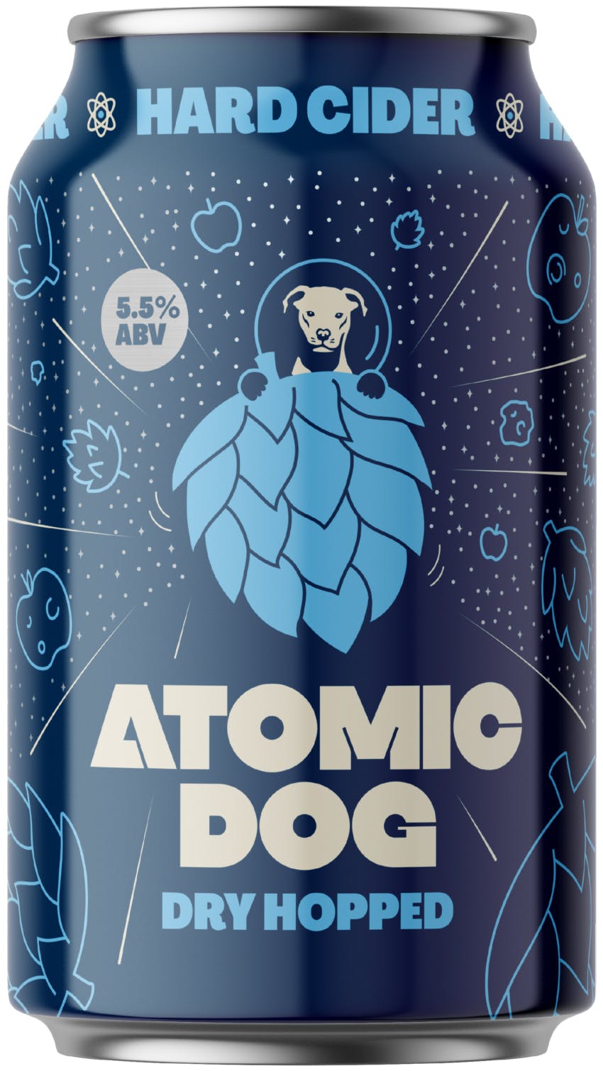 Atomic Dog Hard Cider Dry Hopped Cider 4 pack 12 oz. - Petite Cellars