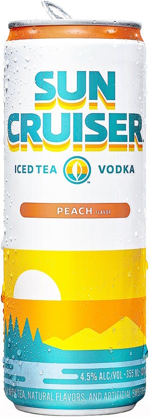 Sun Cruiser Peach Iced Tea Vodka 4 pack 12 oz. Can - Vine Republic