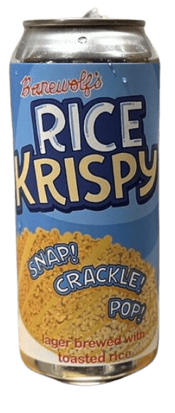 Barewolf Brewing Rice Krispy 4 pack 16 oz. Can - Yankee Spirits