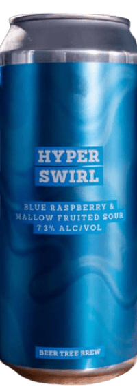 Beer Tree Brew Co. Hyper Swirl: Blue Raspberry 4 pack 16 oz. Can - Yankee Spirits