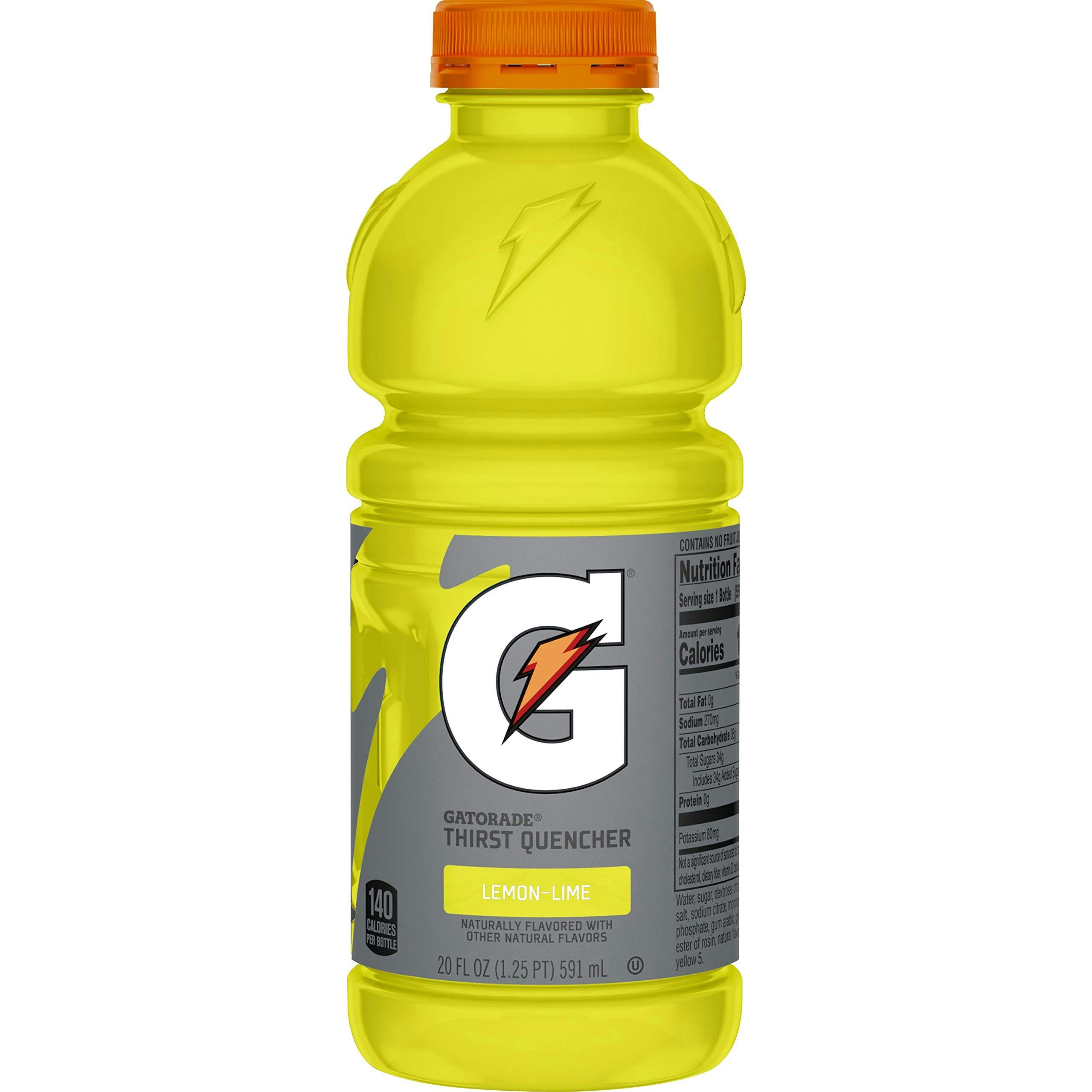 Gatorade Lemon Lime 20 oz. Plastic Bottle - Allendale Wine Shoppe
