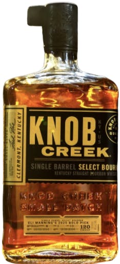 Knob Creek Eli Manning's Bold Pick Single Barrel Bourbon 2025 750ml ...