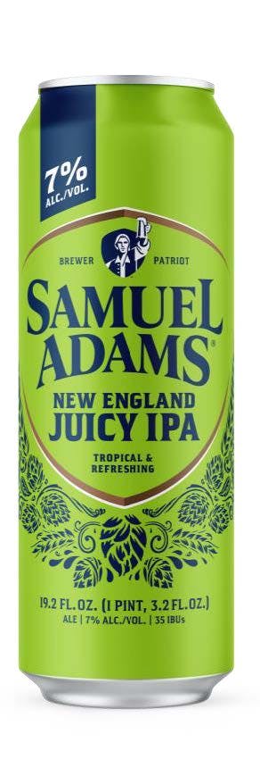 Samuel Adams Juicy IPA 19.2 oz. Can - Yankee Spirits