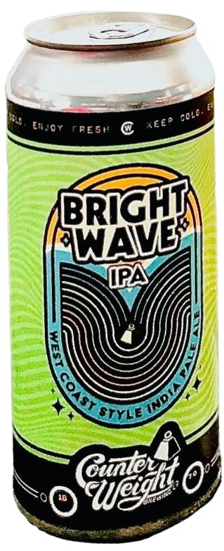Counter Weight Brewing Company Bright Wave 4 pack 16 oz. Can - Yankee ...