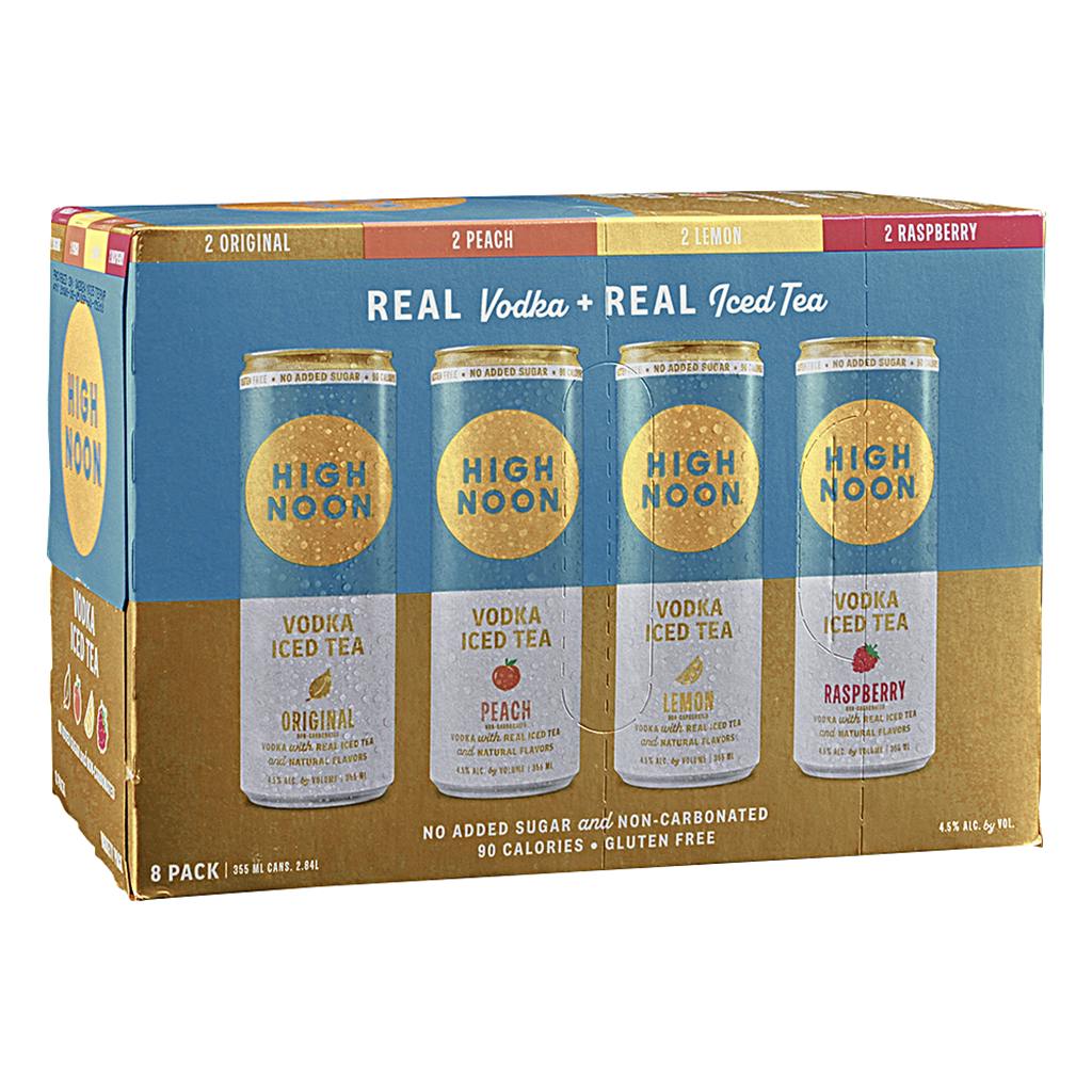 High Noon Spirits Vodka Iced Tea Variety 8 Pack 12oz Can 8 pack 12 oz ...