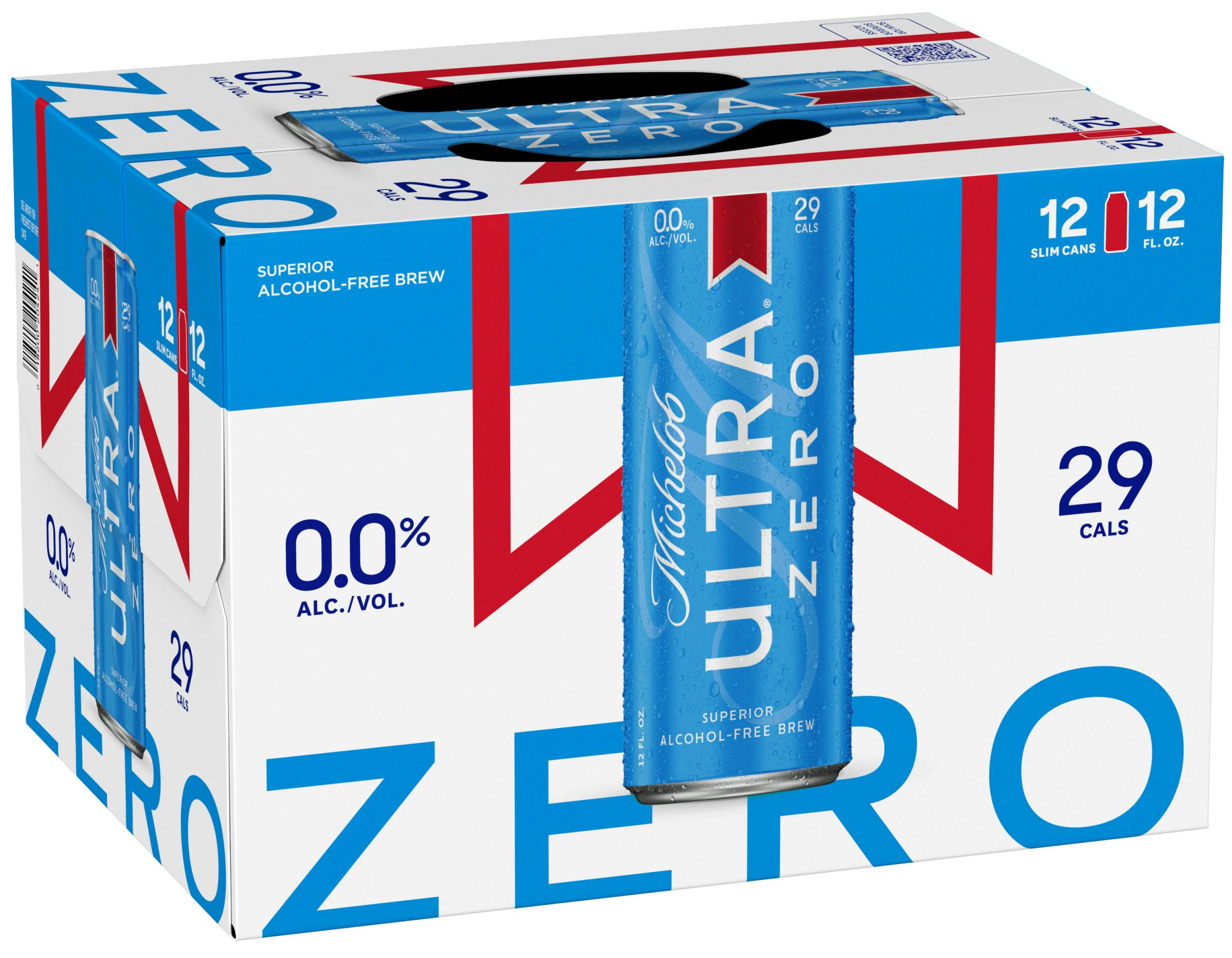 Michelob Ultra Zero 12 pack 12 oz. Can - Vine Republic