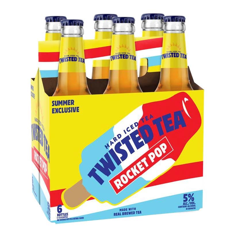 Twisted Tea Rocket Pop 6 pack 12 oz. Bottle - Yankee Spirits