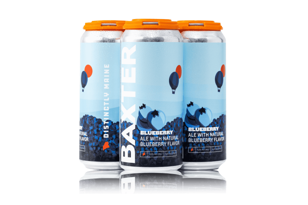 Baxter Brewing Blueberry Ale 4 pack 16 oz. Can - Yankee Spirits