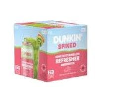 Dunkin Donuts Spiked Kiwi Watermelon Refresher 4 pack 12 oz. Can ...
