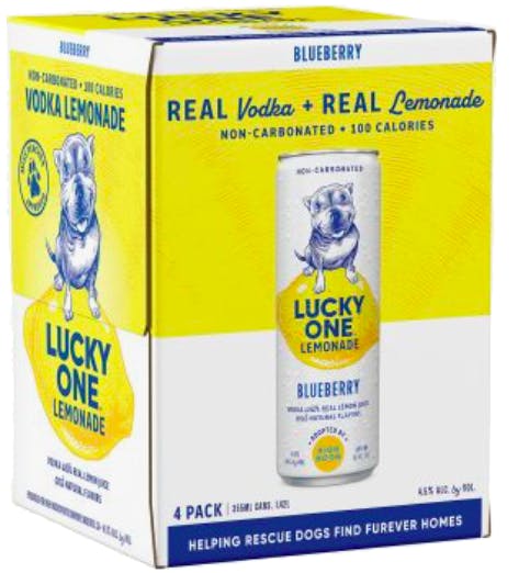 Lucky One Lemonade Blueberry Lemonade 4 pack 355ml Can - Vine Republic