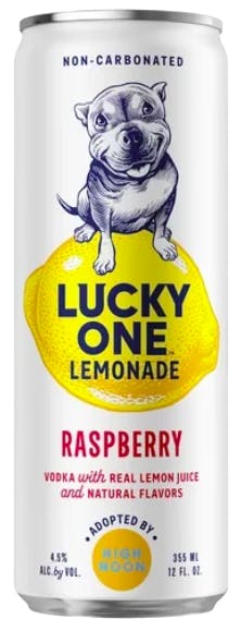 Lucky One Lemonade Raspberry Lemonade 4 pack 250ml - The Wine Guy