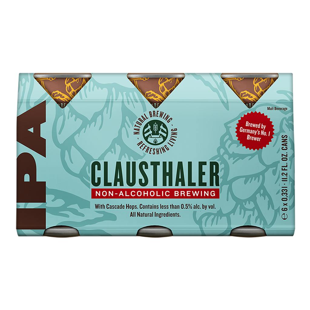 Clausthaler Non-Alcoholic IPA 6 pack 12 oz. Can - Yankee Spirits