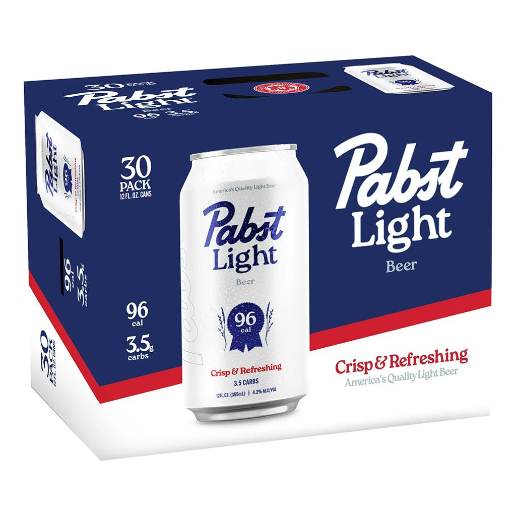 Pabst Brewing Company Pabst Light 30 pack 12 oz. Can - Yankee Spirits