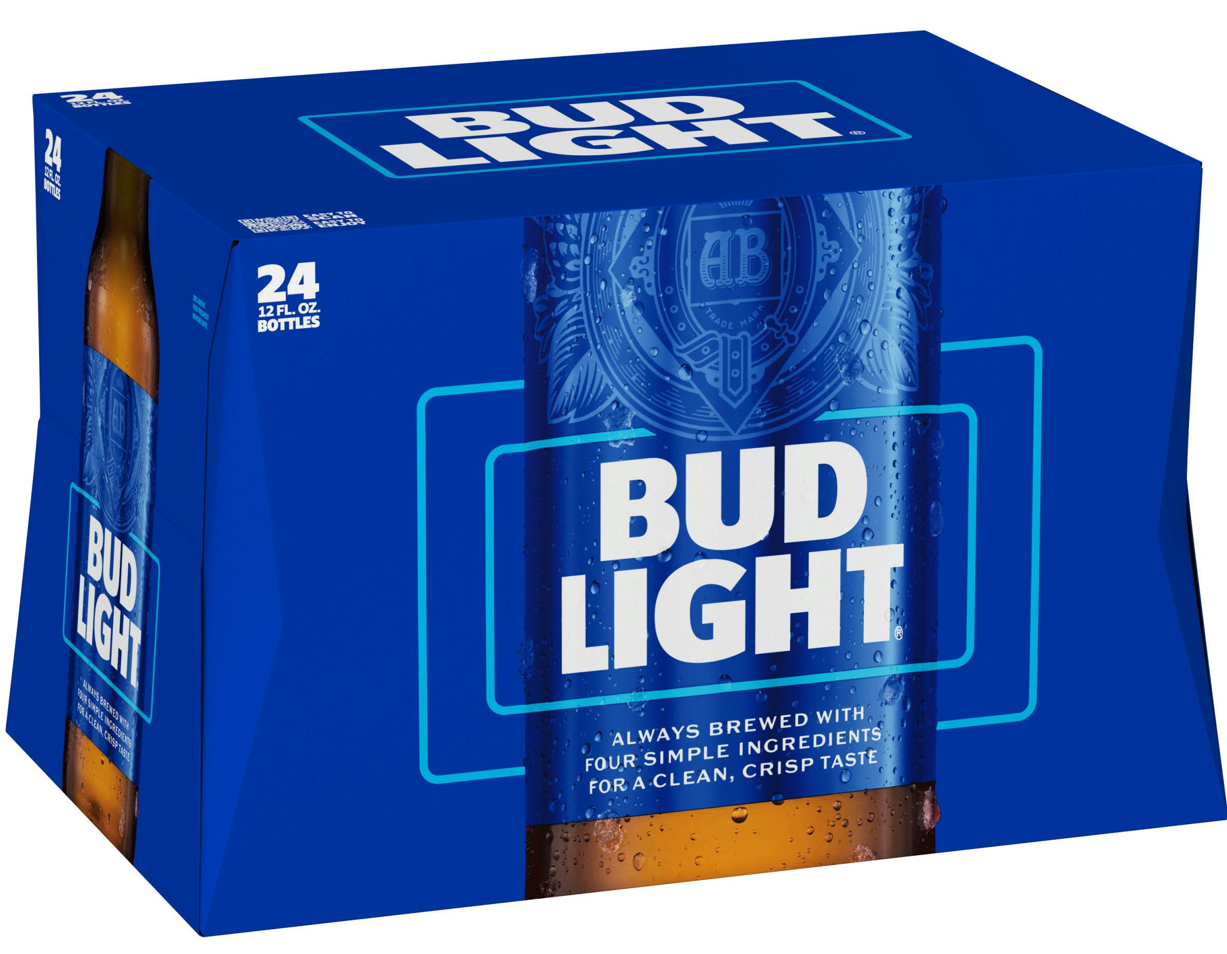 Bud Light Beer 24 pack 12 oz. Bottle - Micky Finn's