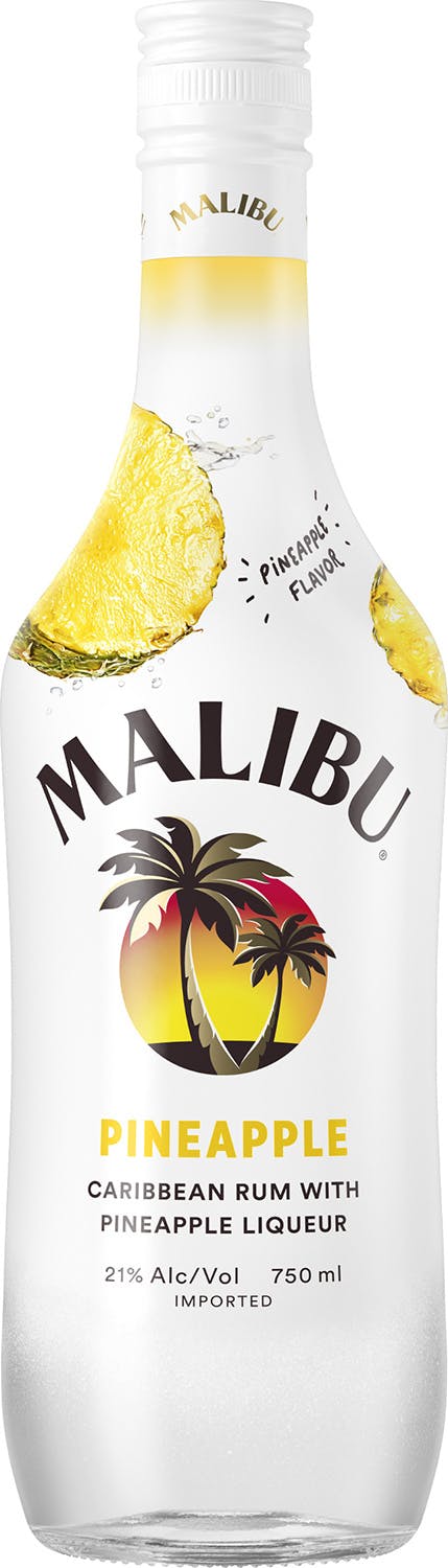 Malibu Pineapple Rum 750ml - Allendale Wine Shoppe