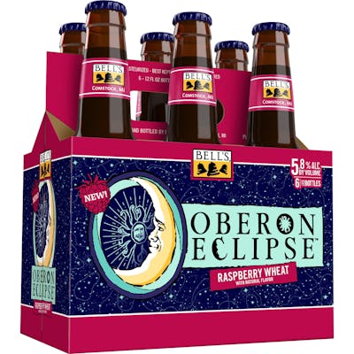 Bell's Brewery Oberon Eclipse Raspberry 6 pack 12 oz. Bottle - Vine ...