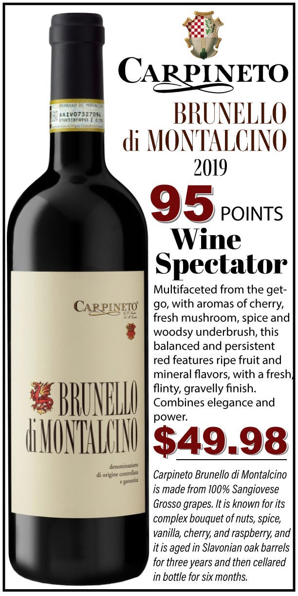 95 Point Wine Spectator Brunello!!! Excellence For Only $49.98!